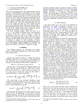 Mapping the Milky Way in 5D with 170 Million Stars | PDF