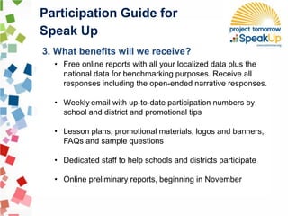 Speak Up Participation Guide | PPT