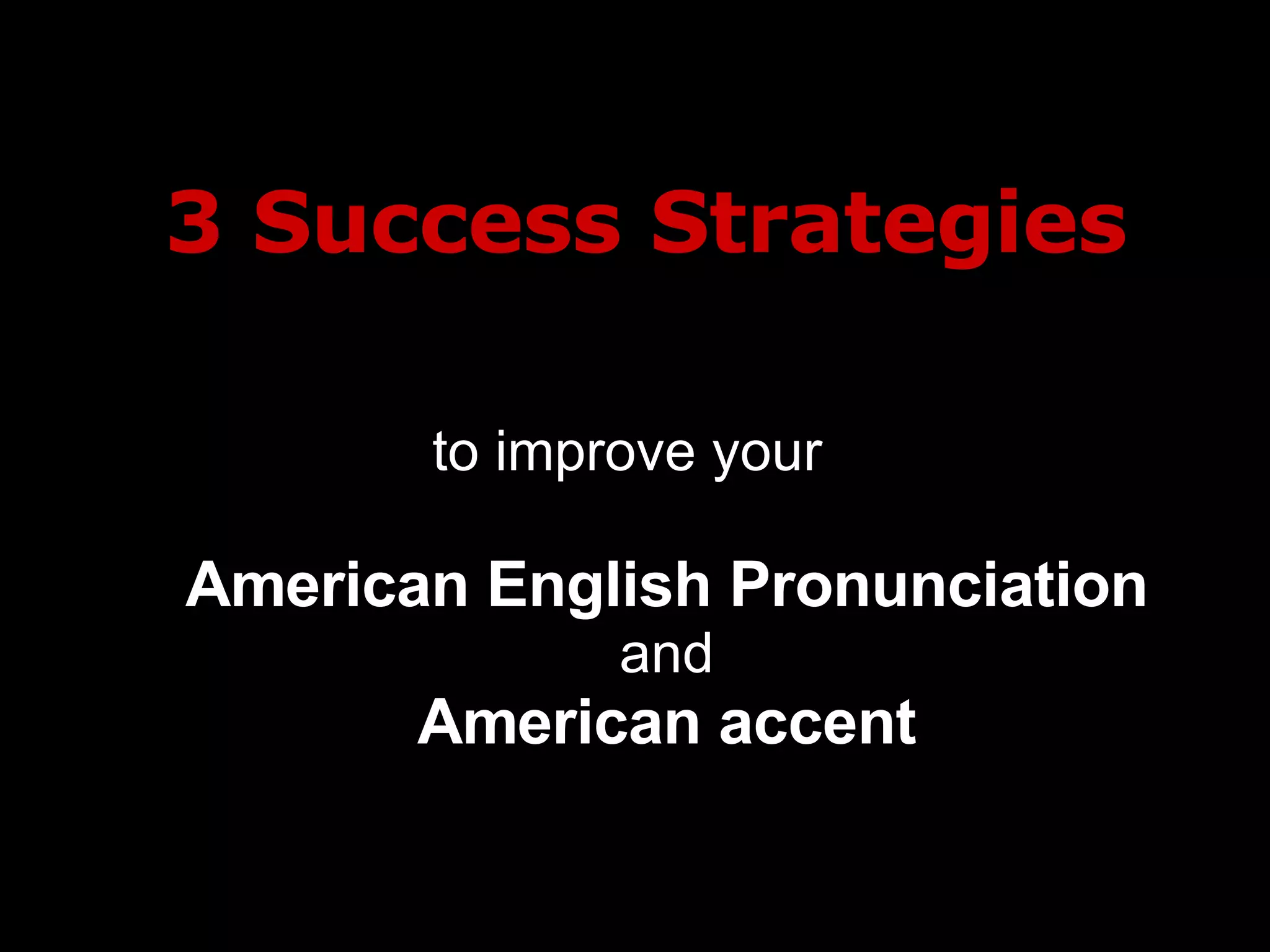 Speak American English | PPT