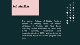 Speak Arabic Language | PPT