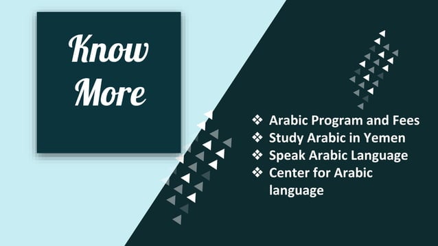 Speak Arabic Language | PPT