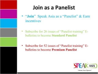 Speak Asia Business Presentation | PPT