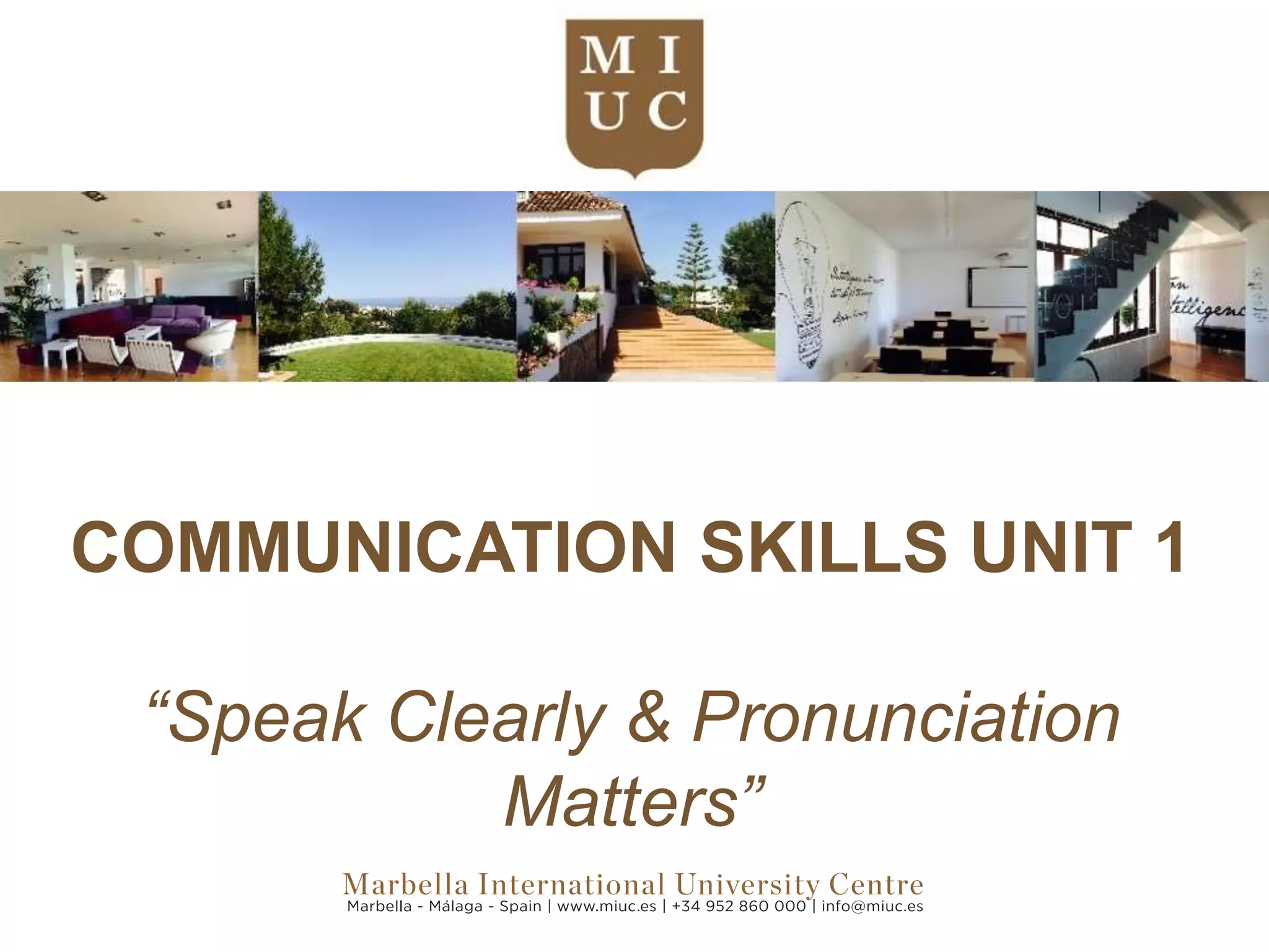 Speak clearly and pronunciation matters | PPTX | Ear, Nose and Throat ...