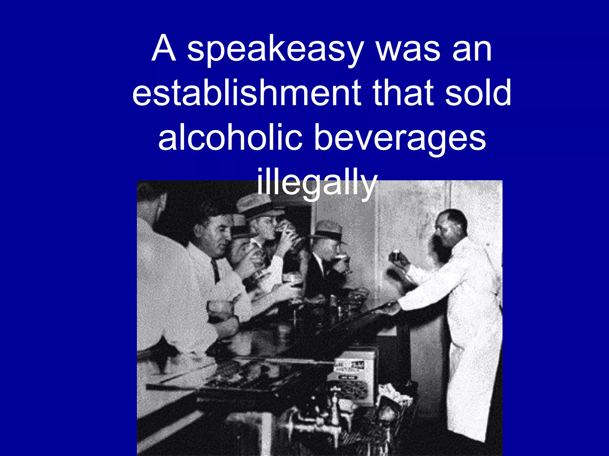 Speakeasies | PPT