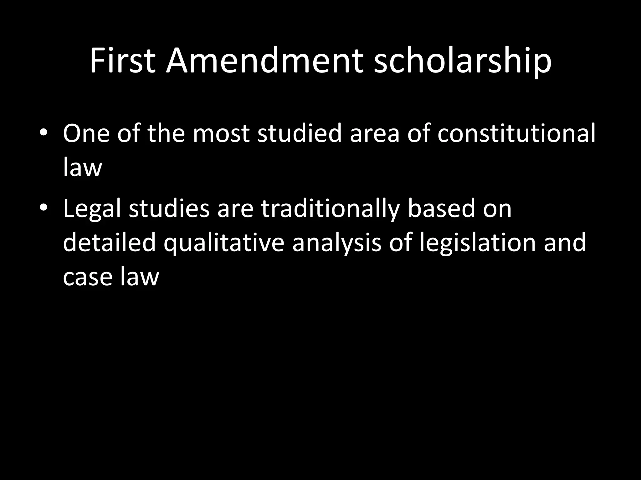 Visualizing the First Amendment | PPTX