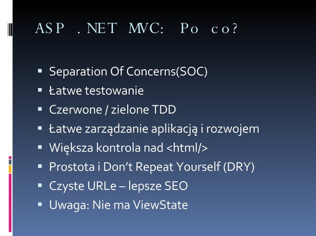 Speaker Idol Asp .Net Mvc | PPT