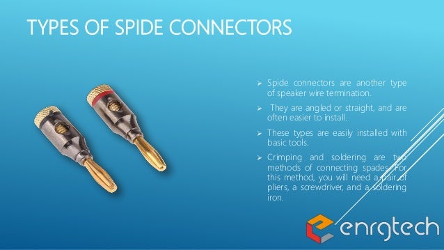 Speaker connectors | PPTX