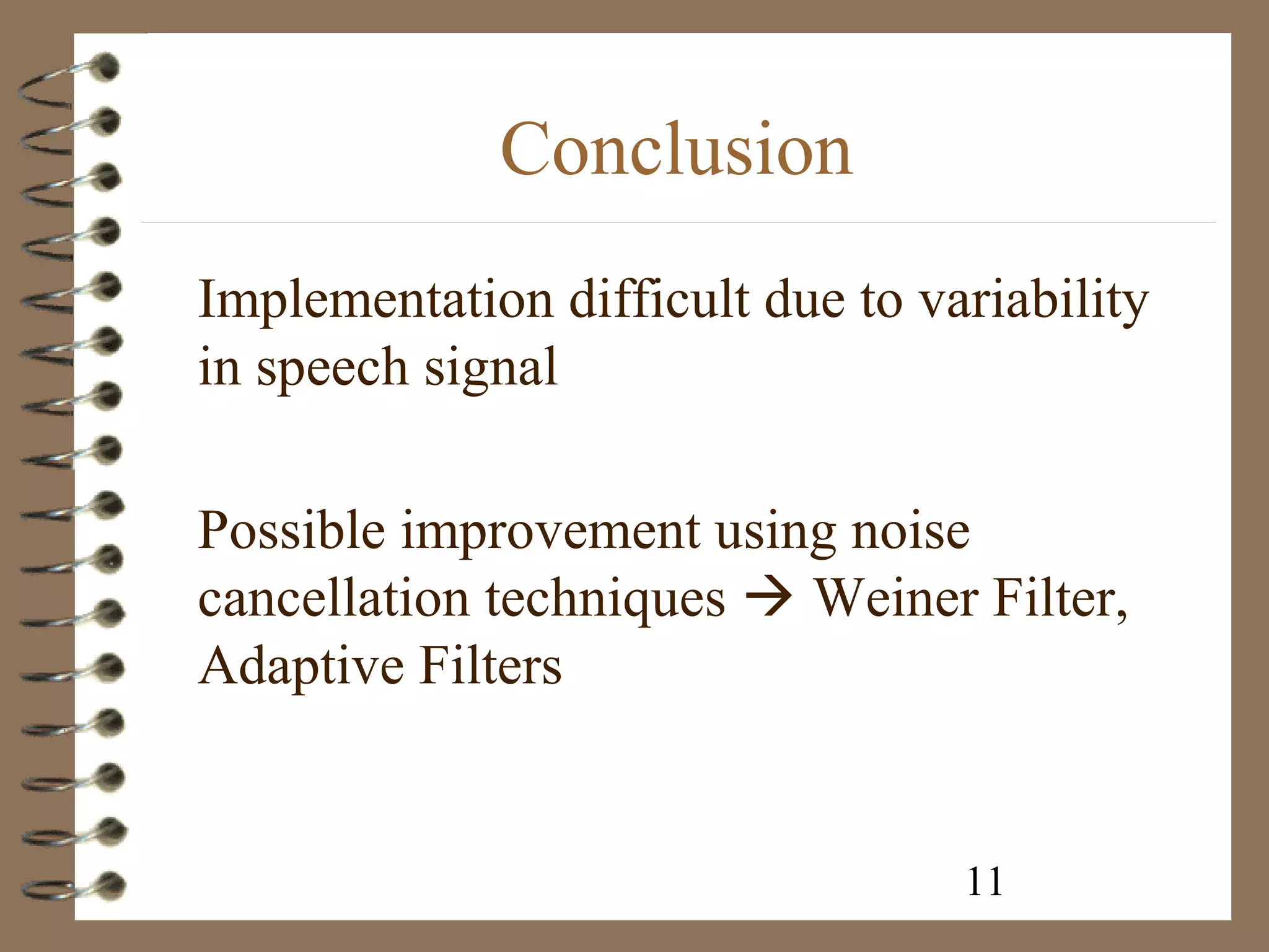 Speaker Identification System With Voice Controlled Functionality Ppt