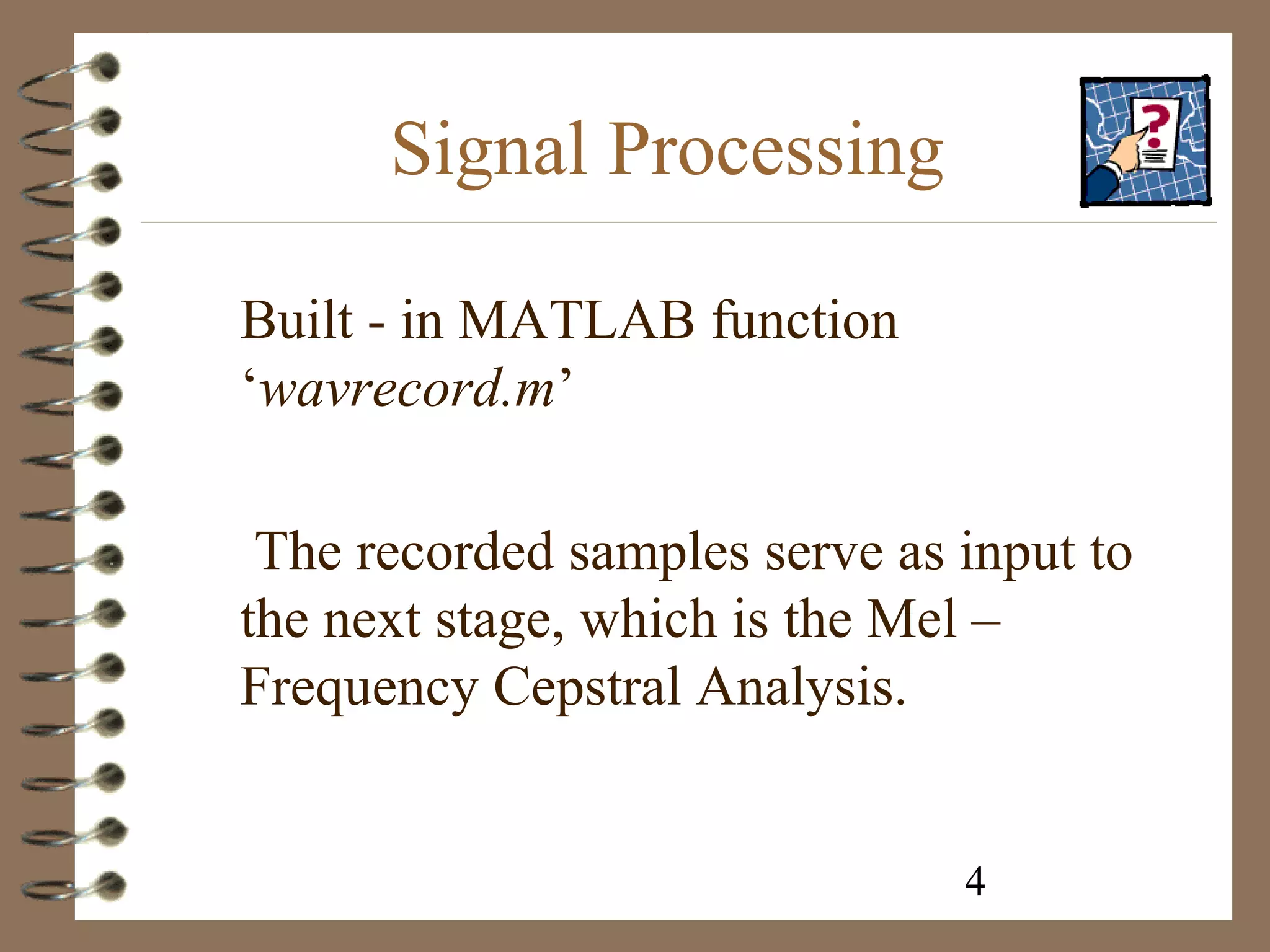 Speaker Identification System With Voice Controlled Functionality Ppt