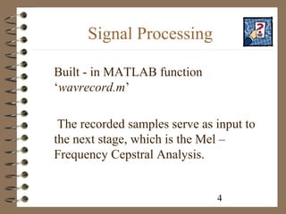 Speaker identification system with voice controlled functionality | PPT