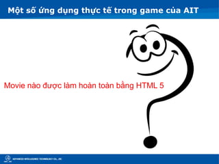Làm game animation bằng HTML5/CSS3 | PPT