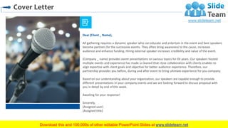 Speaker Proposal Template PowerPoint Presentation Slides | PPT