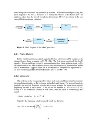 Speaker recognition on matlab | DOC