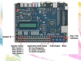 Speaker Recognition System | PPTX