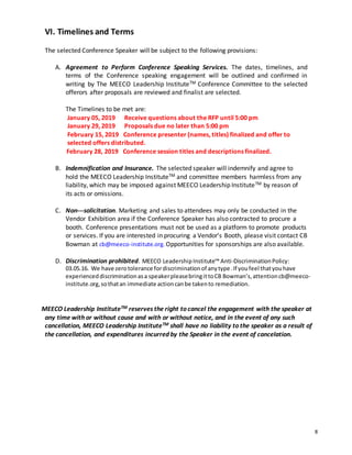 Speaker RFP 2019 v1 4 public version | DOCX | Business Expos ...