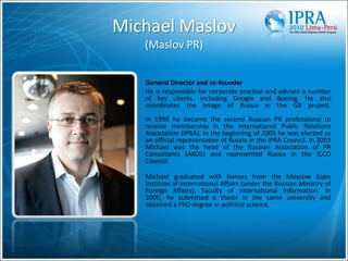 IPRA 2010 Speakers | PPT