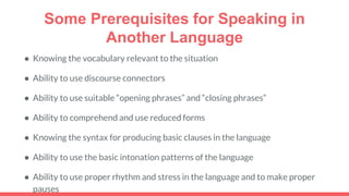 Speaking | PPTX