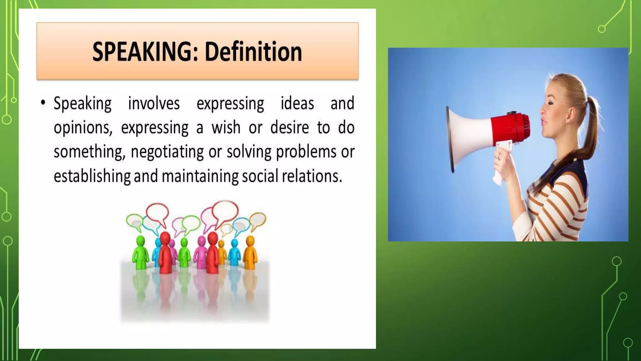Professional English - Speaking | PPTX