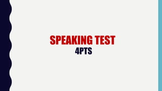 SPEAKING test for kids at grade 3 ismart start.pptx