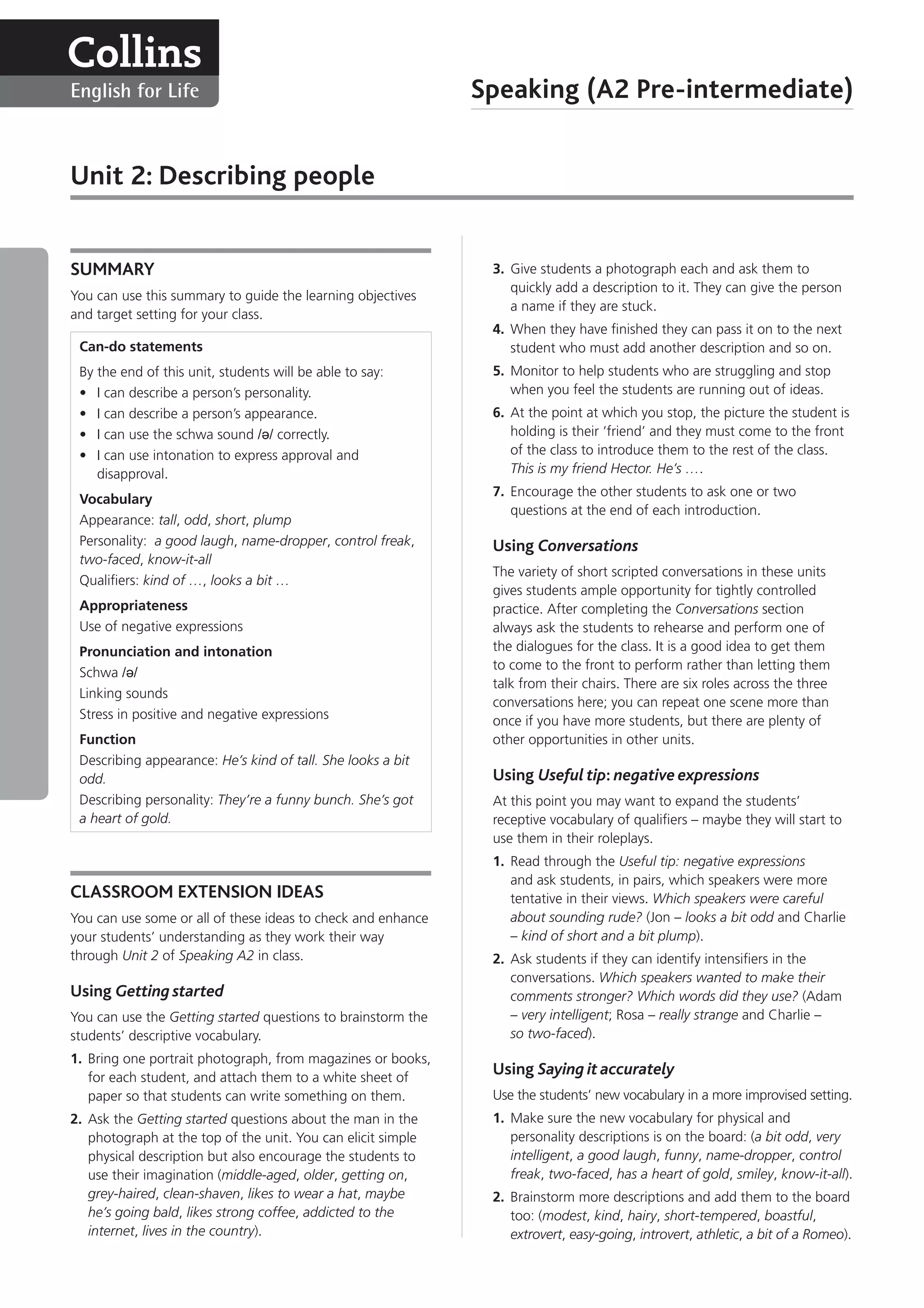 Speaking a2-all-documents | PDF