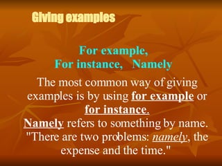 Speaking English (Linking Words) | PPT