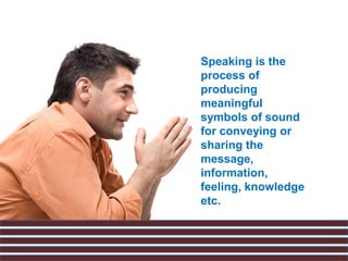 Speaking Skill: Concept and Strategies | PDF