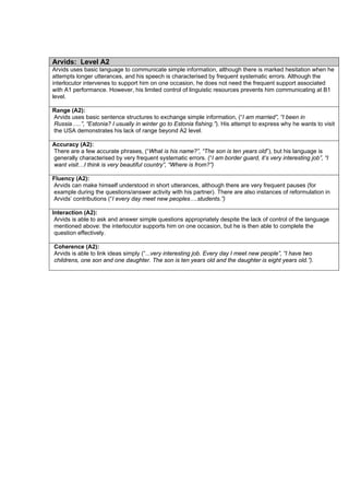 Speaking perf-examples-a2 | PDF