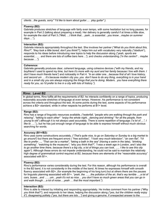 Speaking perf-examples-b2 | PDF