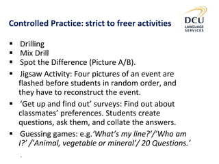 Speaking activities for clil | PPT