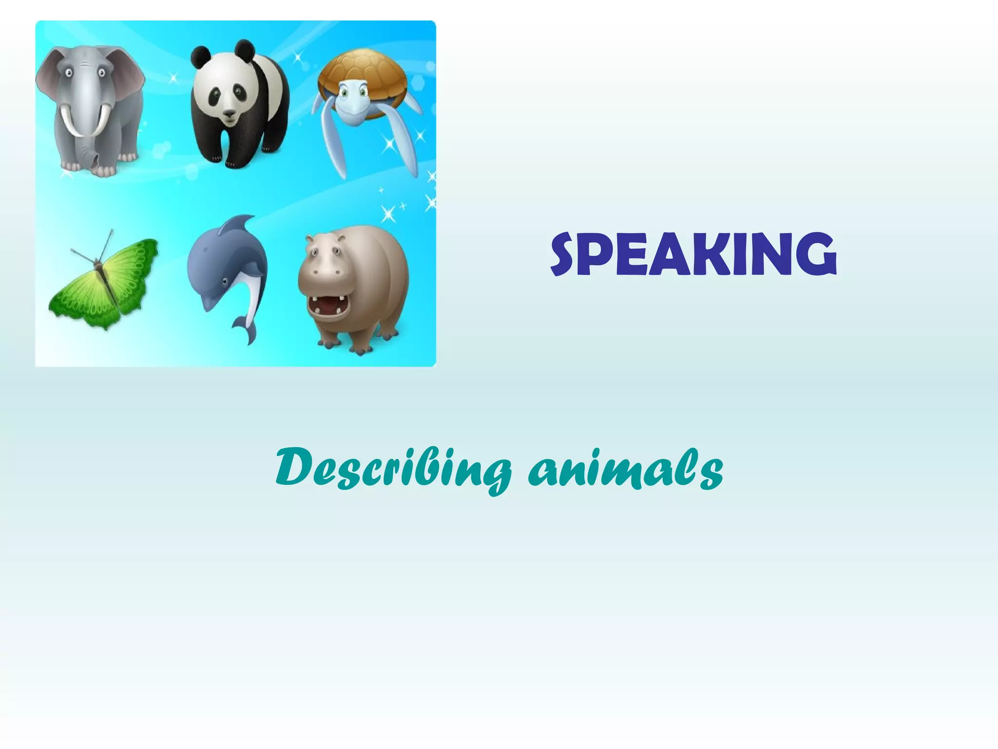 Speaking Animals | PPT