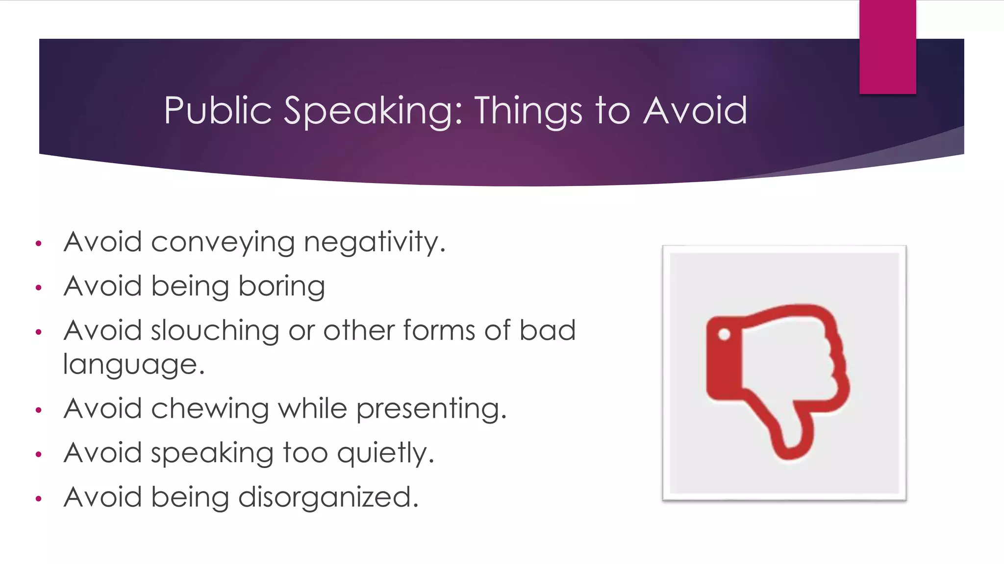 Effective Public Speaking: A Guide | PPTX