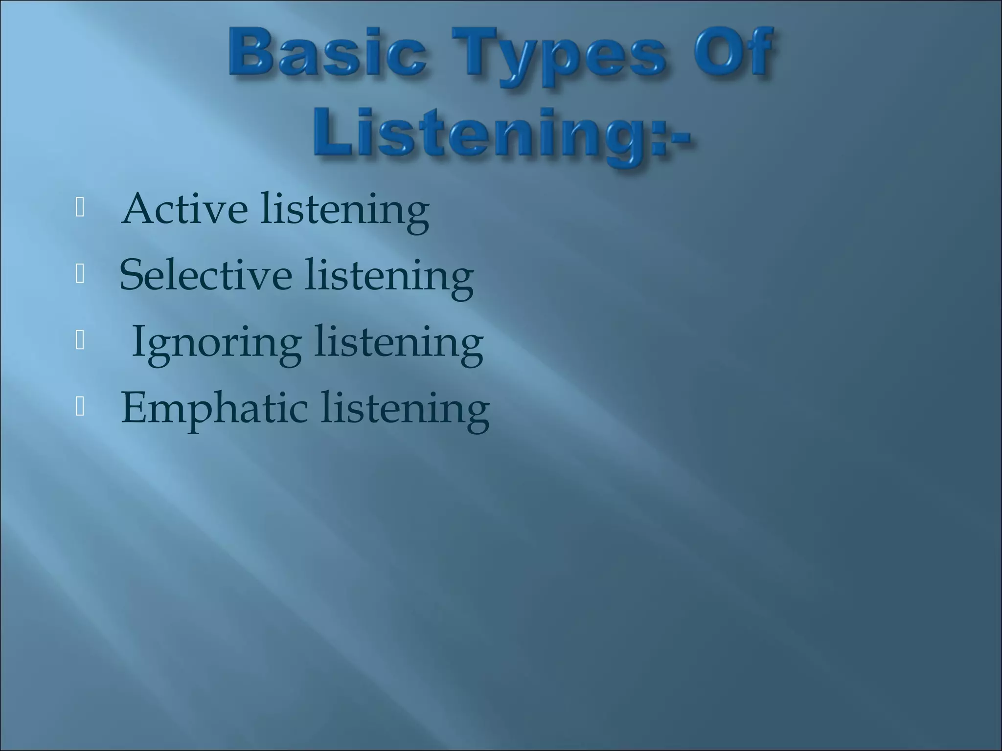 Speaking and listening skills | PPT