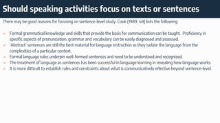 Speaking and pronunciation | PPTX