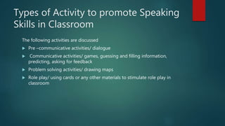 RBL - Teaching Language Skills 'Speaking' and 'Writing' - 5th Group ...