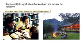 ppt speaking practice nivel B2 y B1 para estudiantes | PPTX