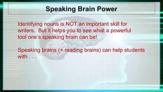 Speaking Brain Power | PPT