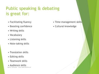 Speaking & debating | PDF