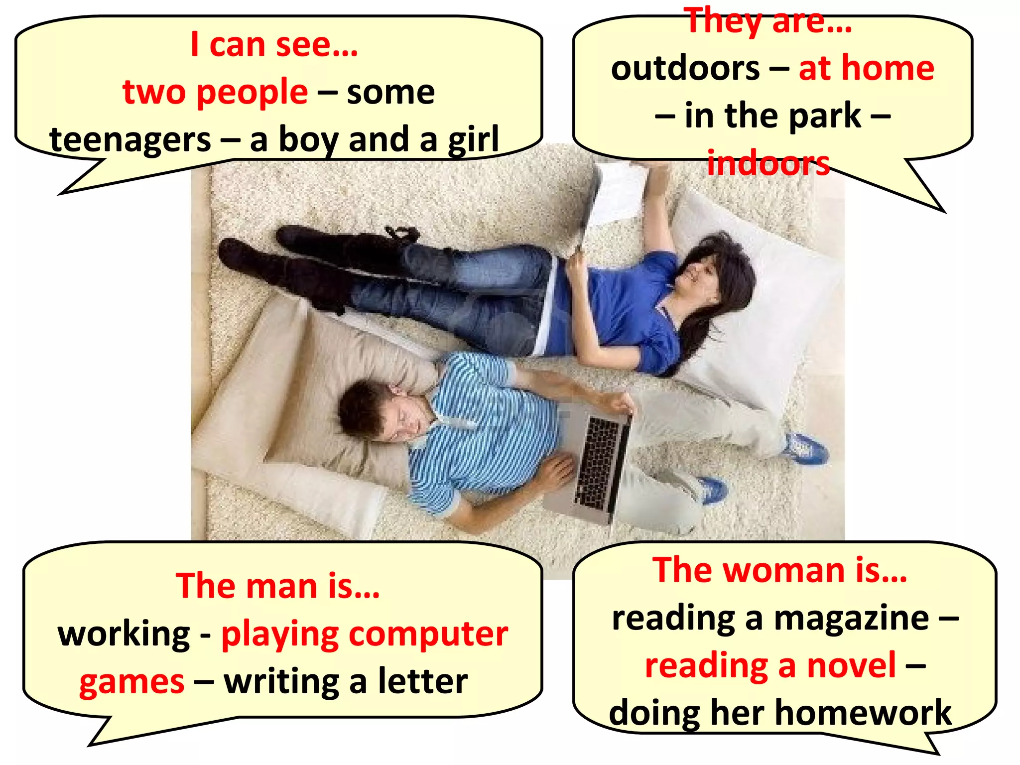 Speaking - Describing a Picture | PPT