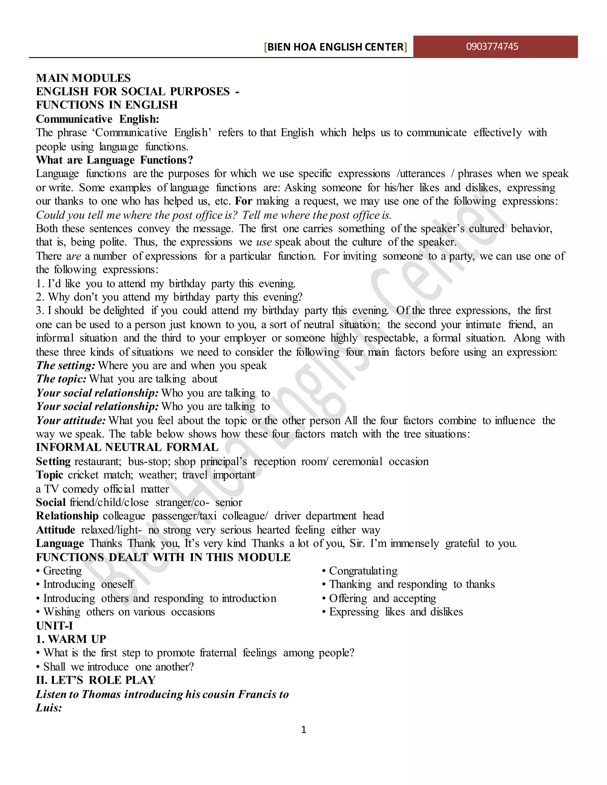 Speaking english with topics | DOCX