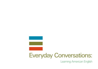 Speaking everyday conversations | PDF