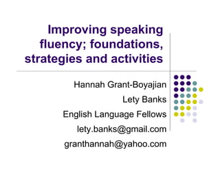 Speaking fluency | PDF