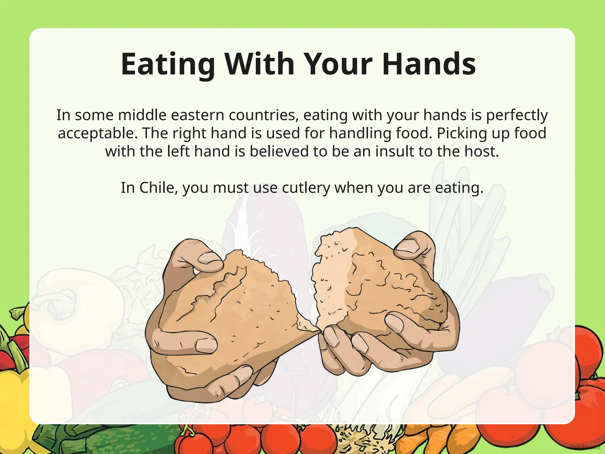 Speaking (food customs around the world).ppt