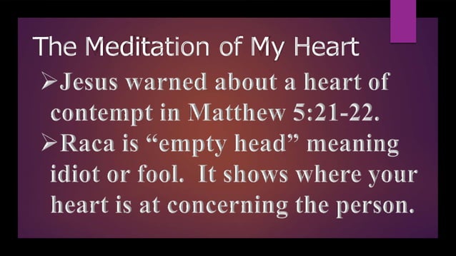 Speaking from the heart | PPTX