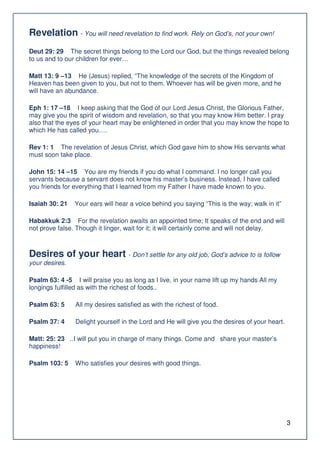 Speaking God's word over your job situation | PDF | Christianity ...