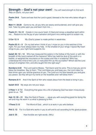 Speaking God's word over your job situation | PDF