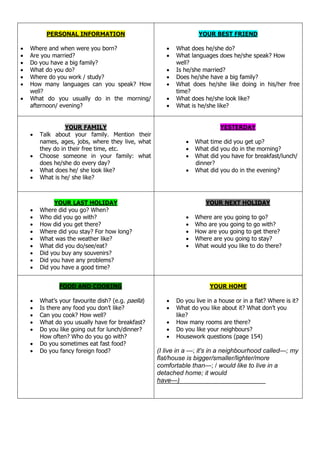 Speaking ideas nb2 | PDF