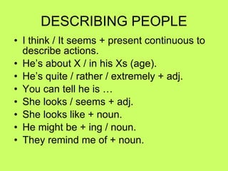 Speaking instructions | PPT