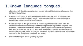 Speaking in Tongues mmmmmmmmmmmmmmmmmmmm | PPTX