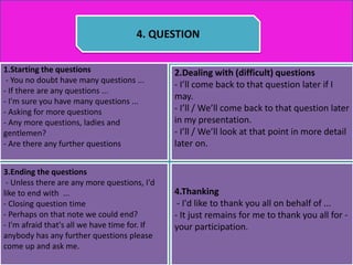 Language of Presentation | PPT