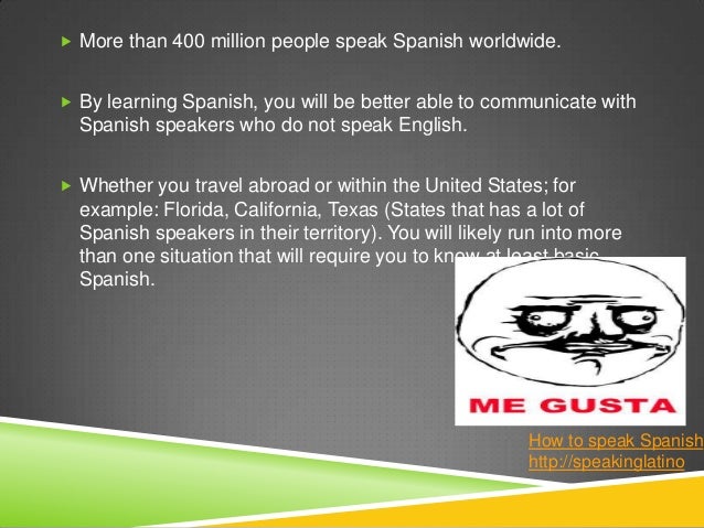 Why Learning Spanish Is So Important Why Learning Spanish Is So Important